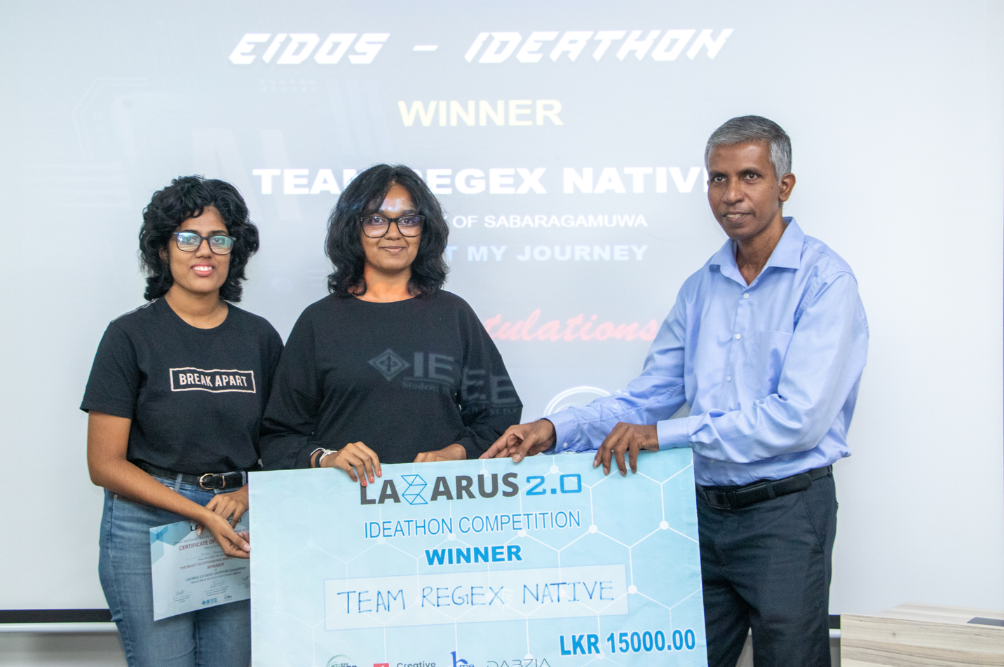 "Most Outstanding Innovative Idea" at Lazarus 2.0 Eidos Ideathon | Faculty of Computing